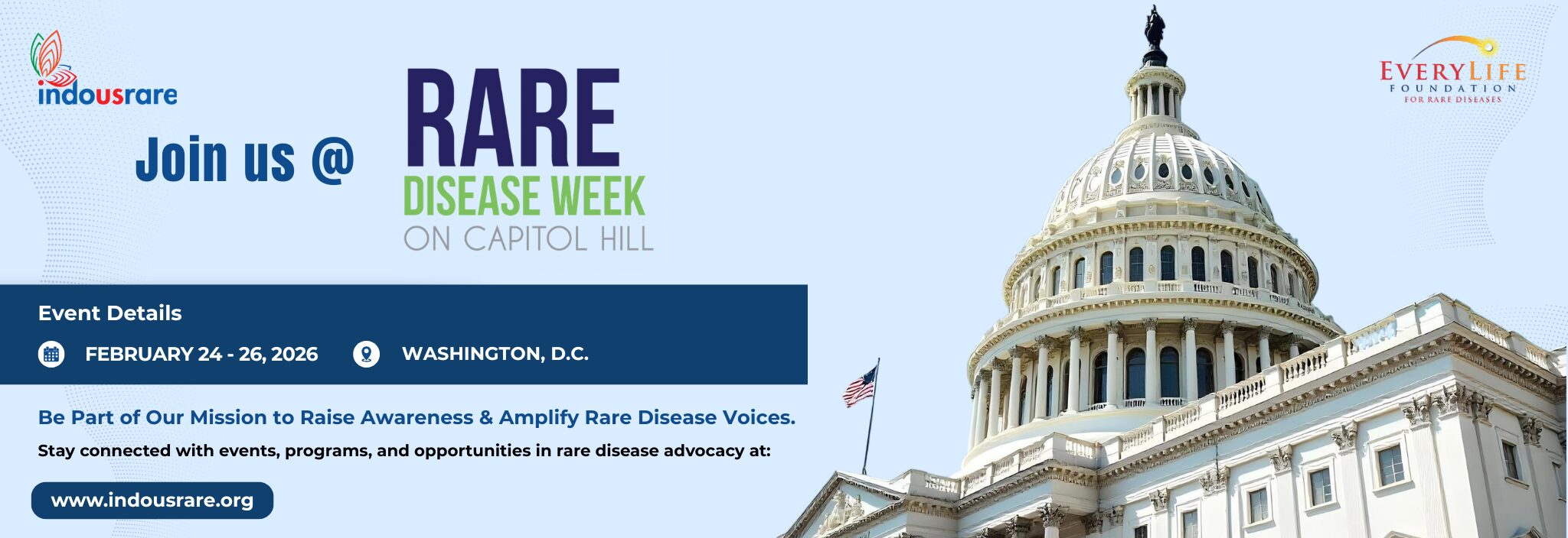 Rare Disease Week on Capitol Hill 2026 - IndoUSrare